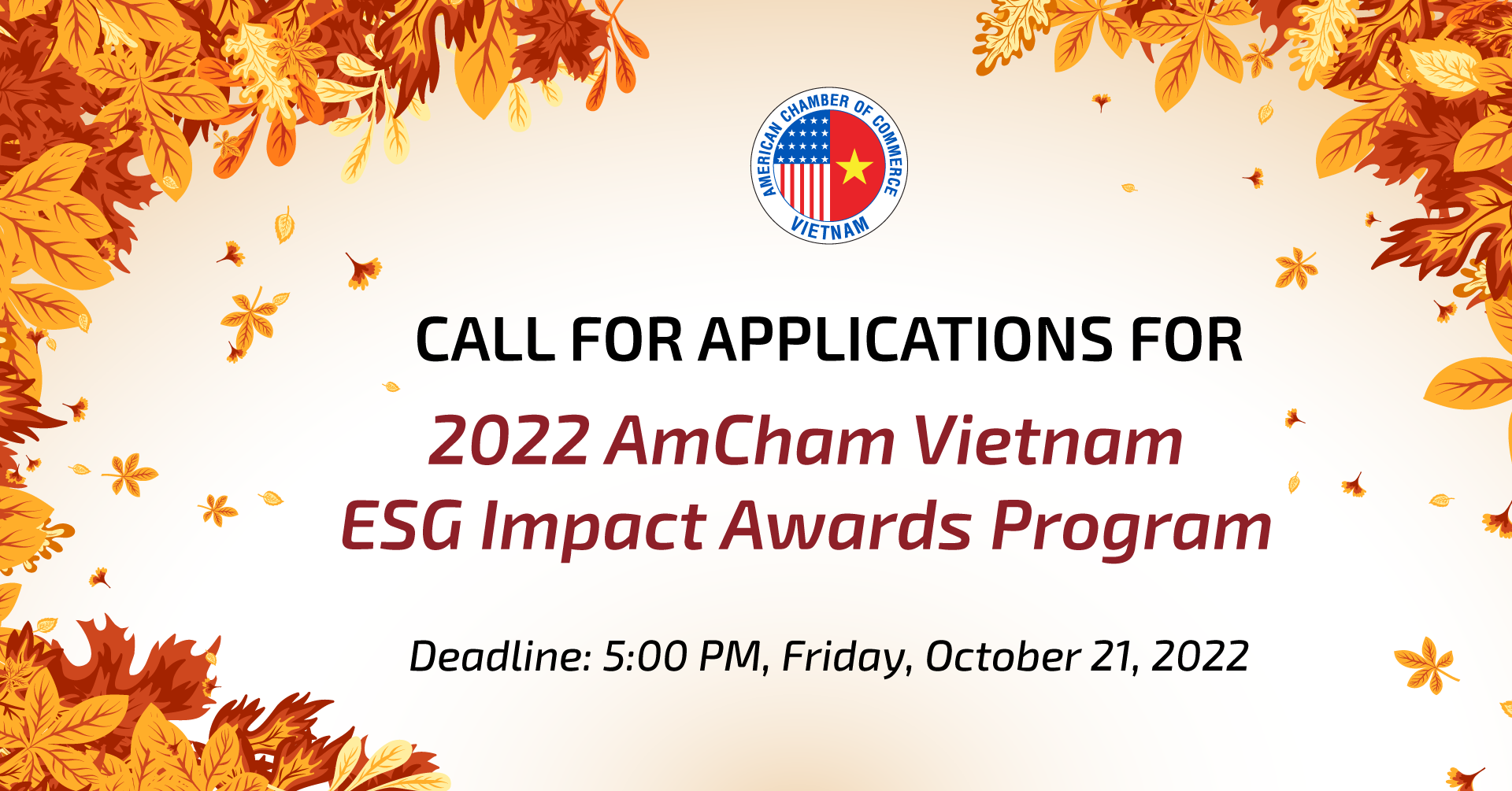 2022 AmCham ESG Impact Awards Program - AmCham Vietnam - HCMC