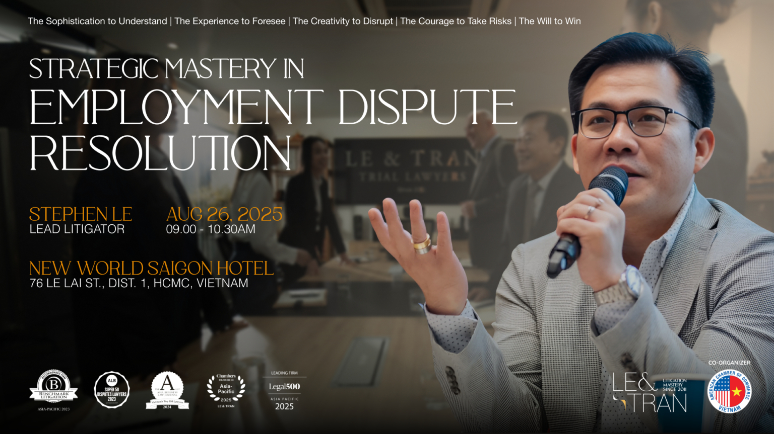 Strategic Mastery in Employment Dispute Resolution - AmCham Vietnam - HCMC